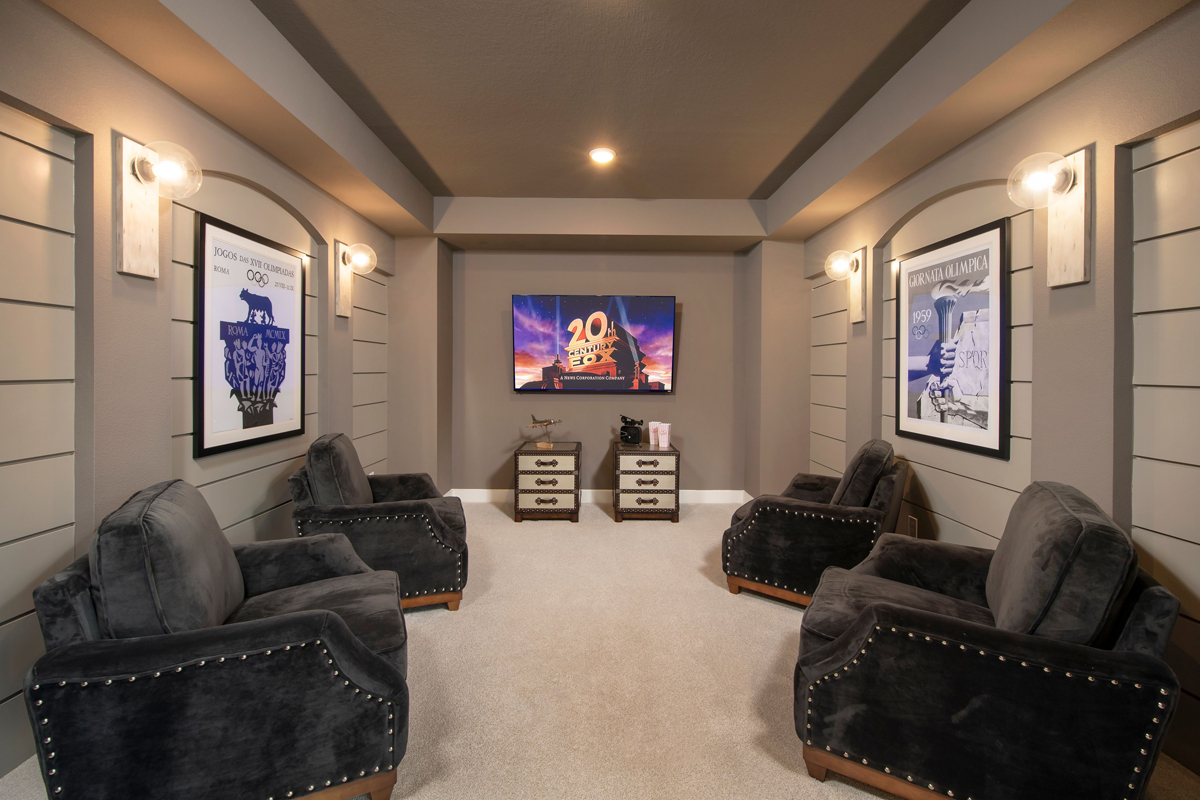 Creating a Stylish Media Room - Lago Mar